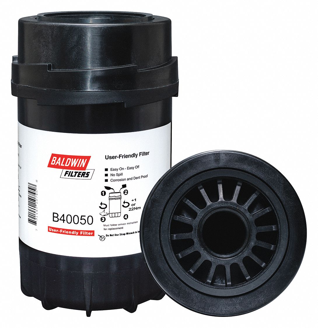 BALDWIN FILTERS, M27 x 2.0 Thread Size, 6 7/8 in Overall Ht, Hydraulic ...