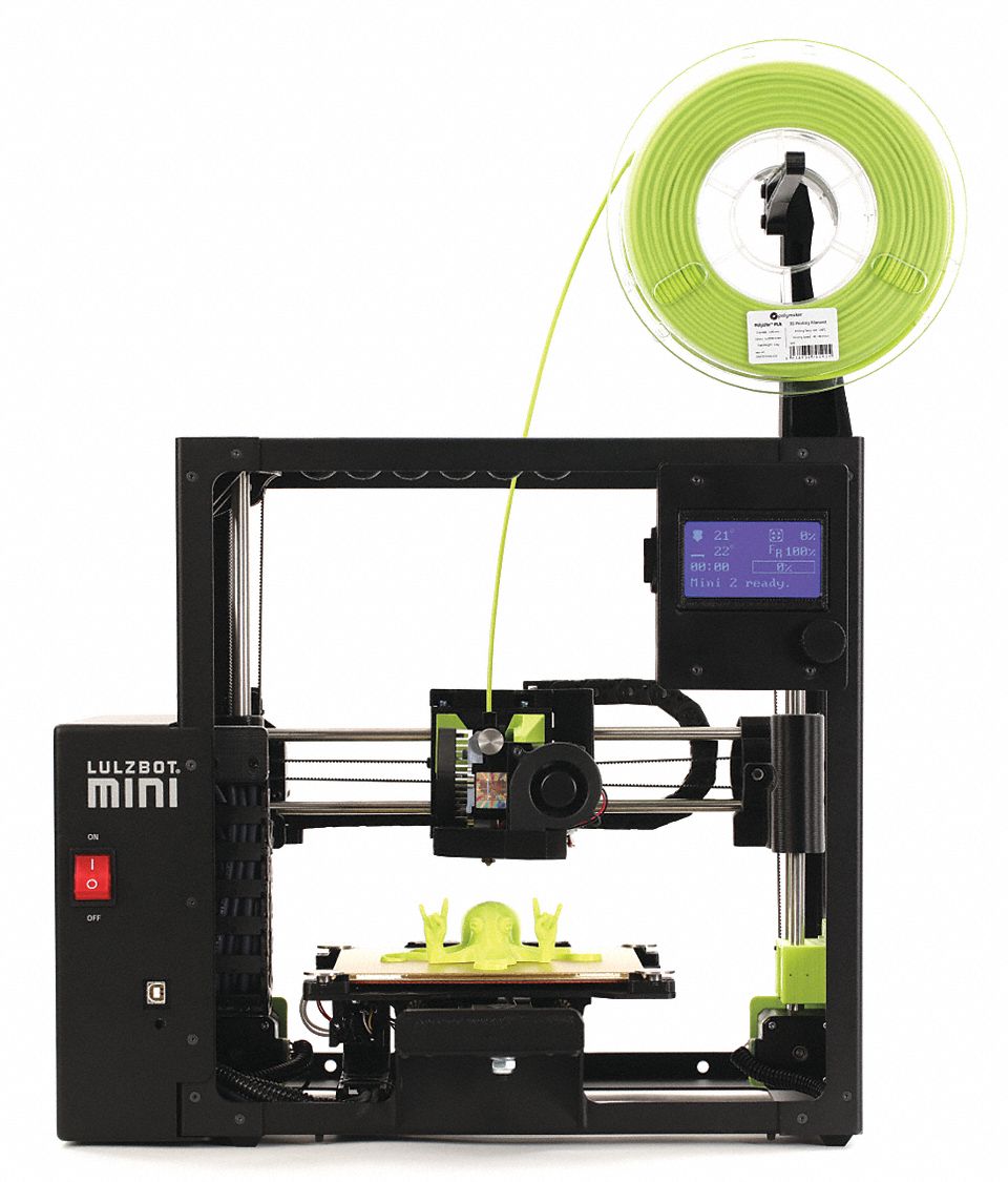 LULZBOT, 3D Printer - 490K93|MINI 2 - Grainger