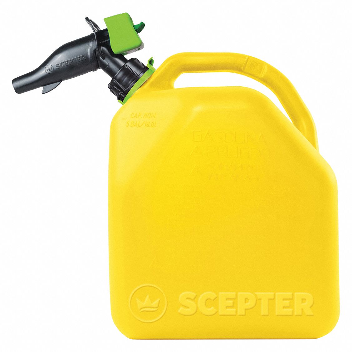 SCEPTER, 5 gal Capacity, Diesel, Diesel Can - 490N37|FR1D501 - Grainger