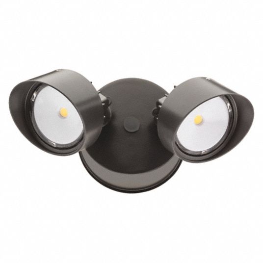 LED, 2 Lightheads, Adjustable Beam Security Light - 490P84|OLF 2RH 40K ...