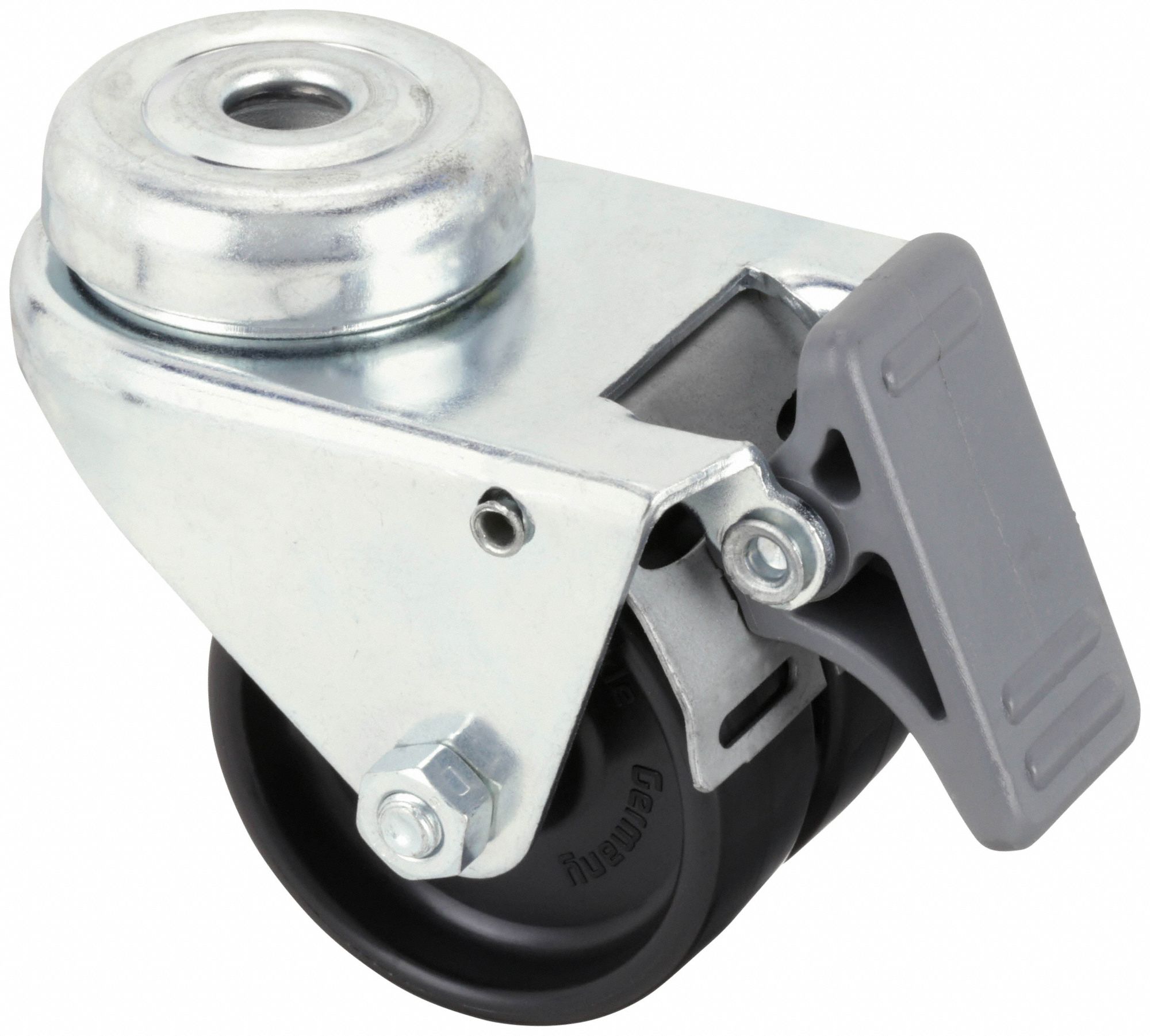 Swivel, Total Lock, Bolt-Hole Caster - 490W30|LMDA-POA 50G-FI - Grainger