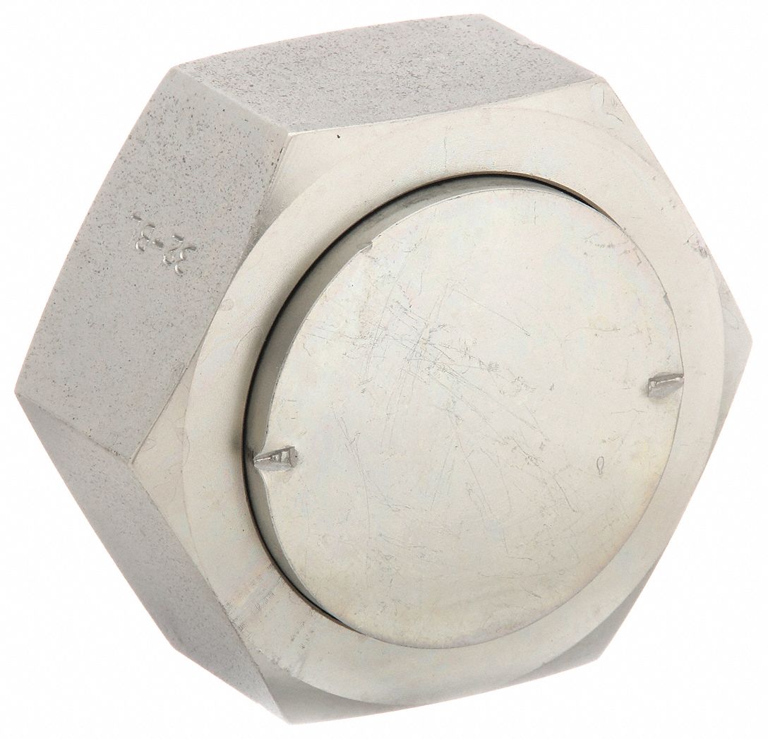 Steel, 2 in Fitting Size, Hydraulic Hose Cap - 490W54|32 FNL-S - Grainger