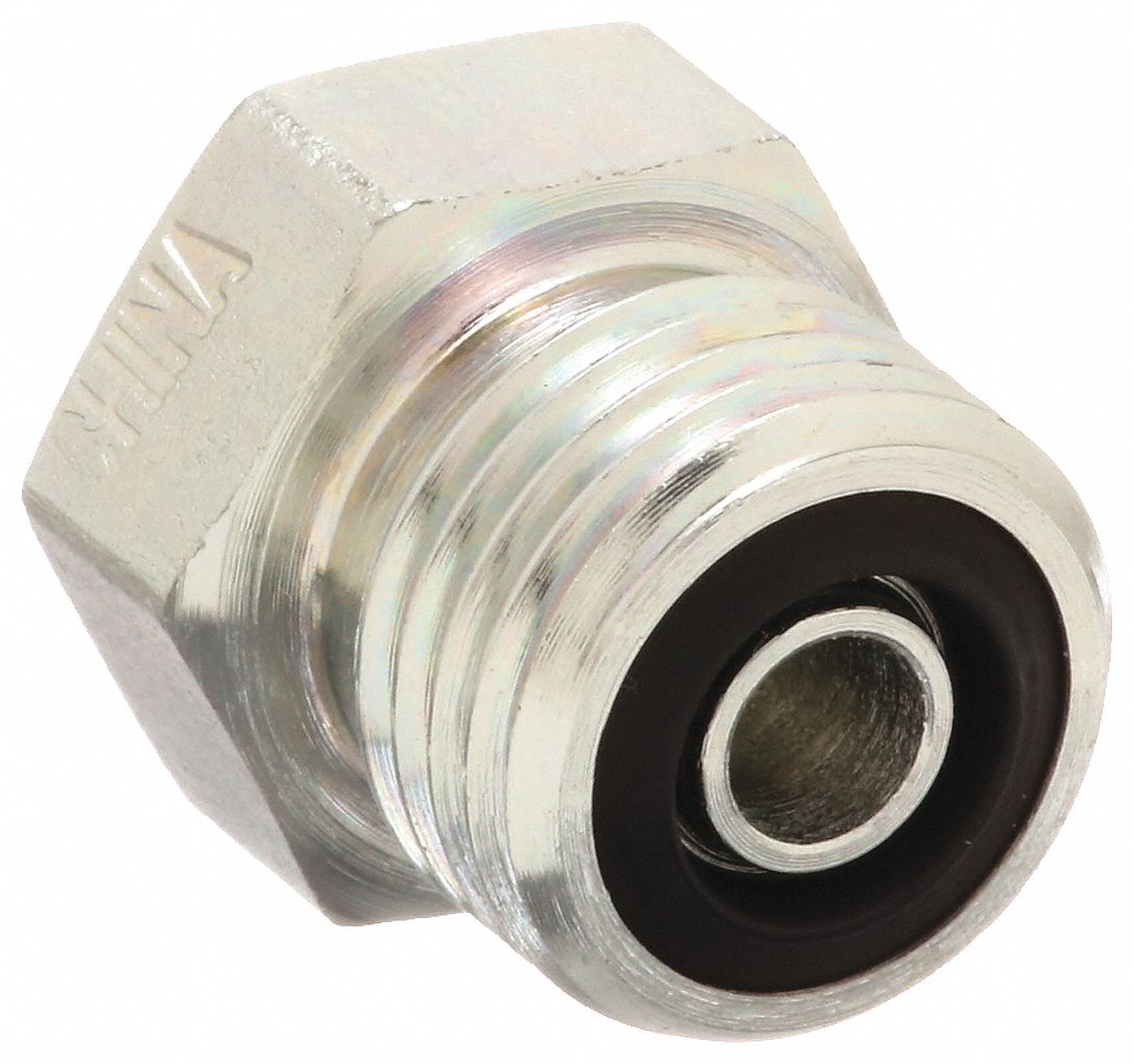 Steel, 3/8 in Fitting Size, Hydraulic Hose Plug - 490W59|6 PNLO-S ...