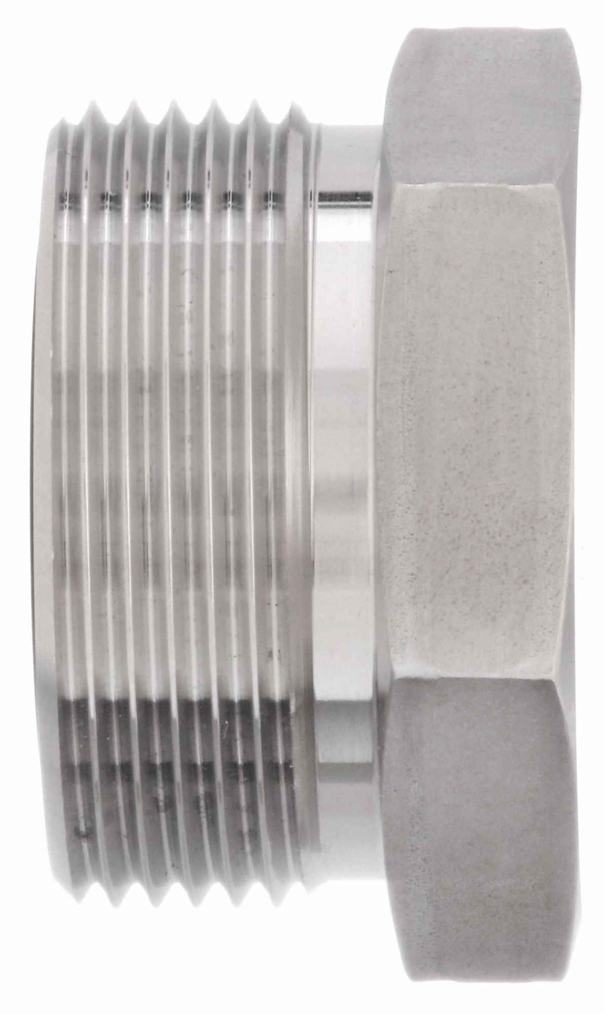 PARKER Hydraulic Hose Plug: Stainless Steel, 1 1/4 in Fitting Size ...