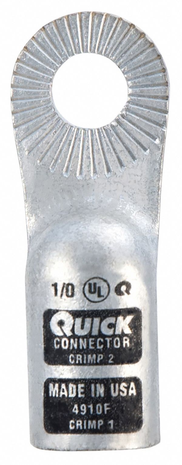 QUICKCABLE One-Hole Lug Compression Connector: Locking Lug, Crimp ...