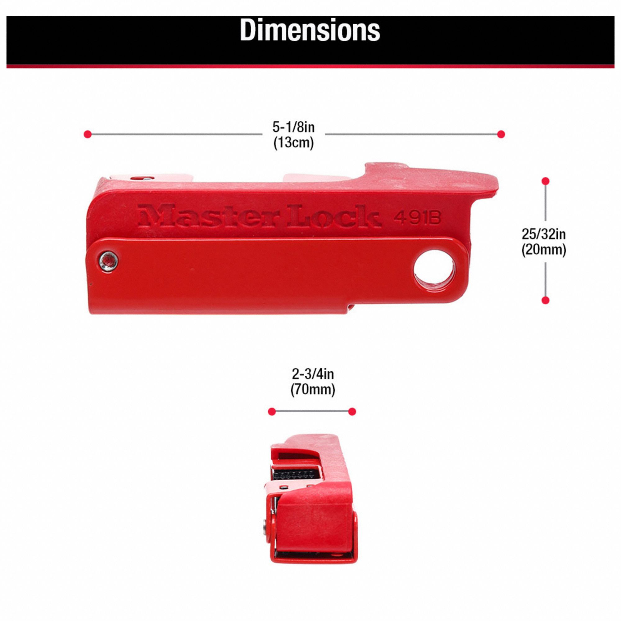 MASTER LOCK Single Pole Breaker Lockout: 120/277 Circuit Breaker Volt ...