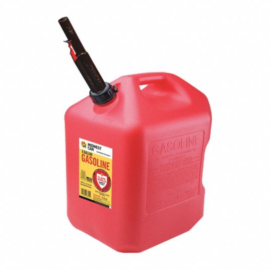 FLAME SHIELD, 6 gal Capacity, Gasoline, Gas Can - 491K32|6610 - Grainger