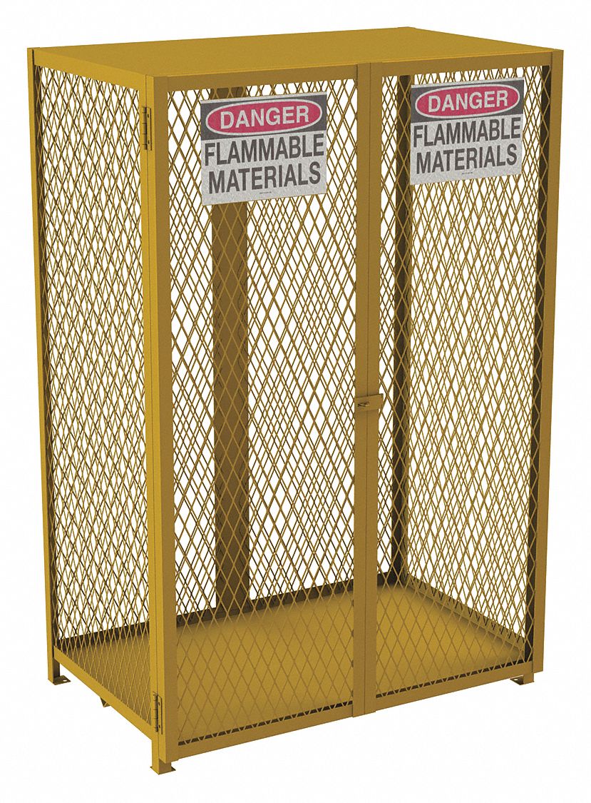 12 Vertical Cylinders, 48 3/4 in x 28 5/8 in x 71 7/8 in, Cylinder ...