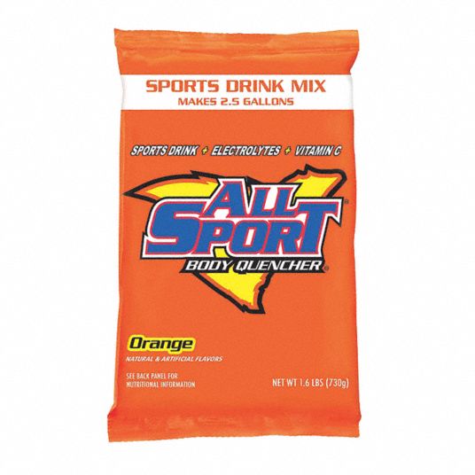 ALL SPORT, Orange, Bulk, Sports Drink Mix - 491N24|10124806 - Grainger