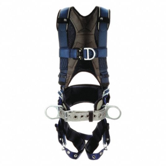 3M DBI-SALA, Vest, Quick-Connect / Tongue Buckles, Full Body Harness ...