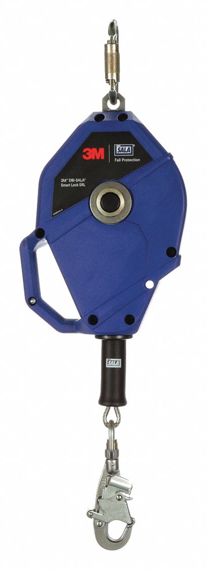 3M DBI-SALA Self-Retracting Lifeline: 420 lb Wt Capacity, 35 ft ...