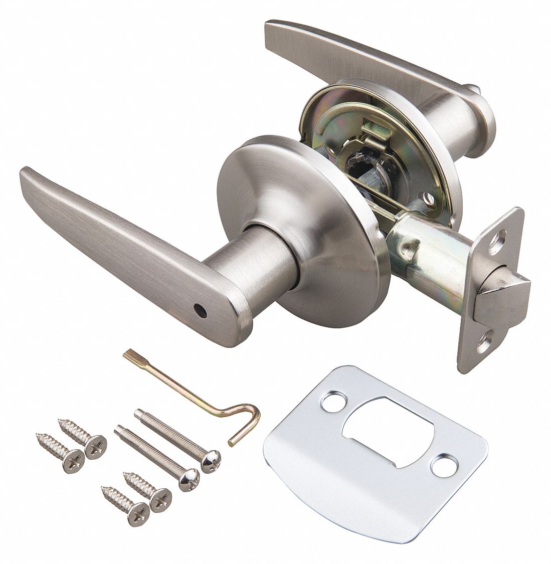 EZ-FLO, Privacy Lever Locksets, Nickel, Door Lockset - 491T95|57852 ...