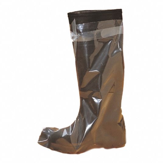 KEYSTONE SAFETY, Polyethylene, Clear, Boot Cover - 492A75|SANI-BT-2XL ...