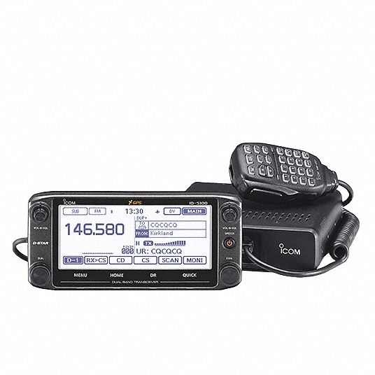 ICOM, UHF/VHF, Analog and Digital, Mobile Ham Radio - 492F46|ID5100AD ...