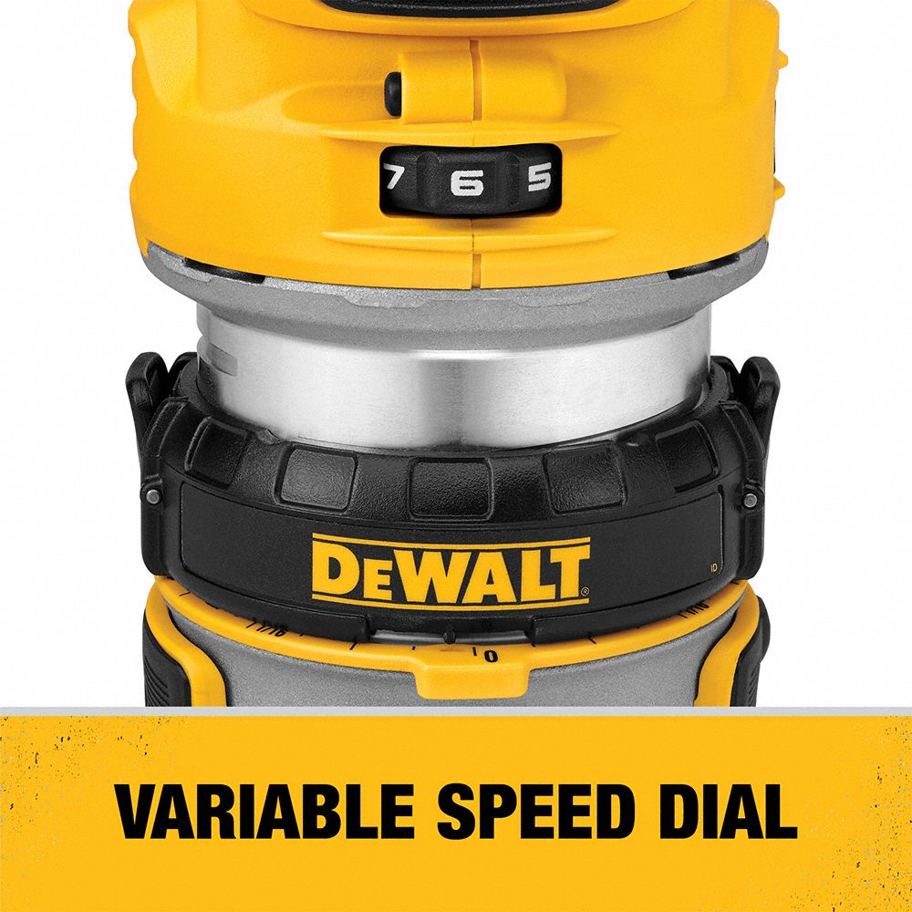 DEWALT Cordless Compact Router: 20V MAX*, Bare Tool, Fixed Base, 1.25 ...