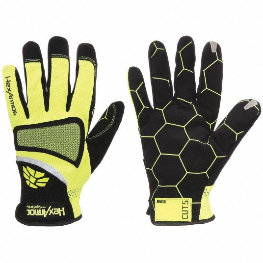 HEXARMOR, 3XL, Synthetic Leather, Mechanics Gloves - 492P35|4019-XXXL ...