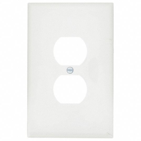 Duplex Outlet, Plastic, Duplex Receptacle Wall Plate - 492P57|62031 ...