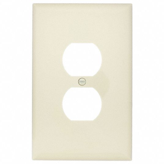 Duplex Outlet, Plastic, Duplex Receptacle Wall Plate - 492P58|62032 ...