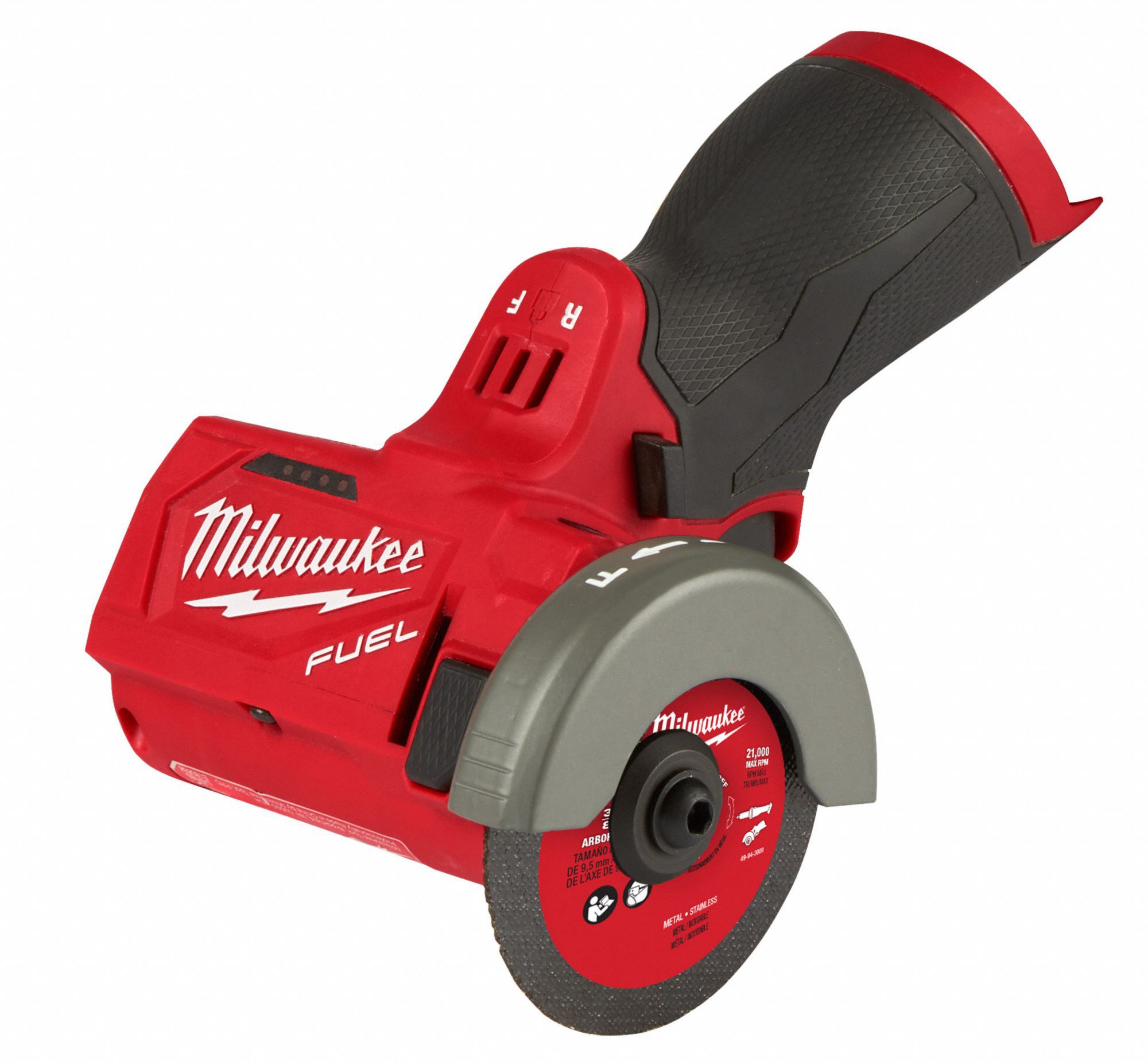 MILWAUKEE Cut-Off Tool: 3 in Wheel Dia, 20,000 RPM Max. Speed, Trigger ...
