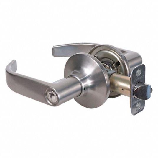 MASTER LOCK, Privacy Lever Locksets, Nickel, Door Lockset - 492V74 ...