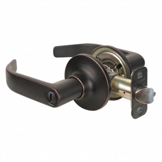 MASTER LOCK, Privacy Lever Locksets, Bronze, Door Lockset - 492W15 ...