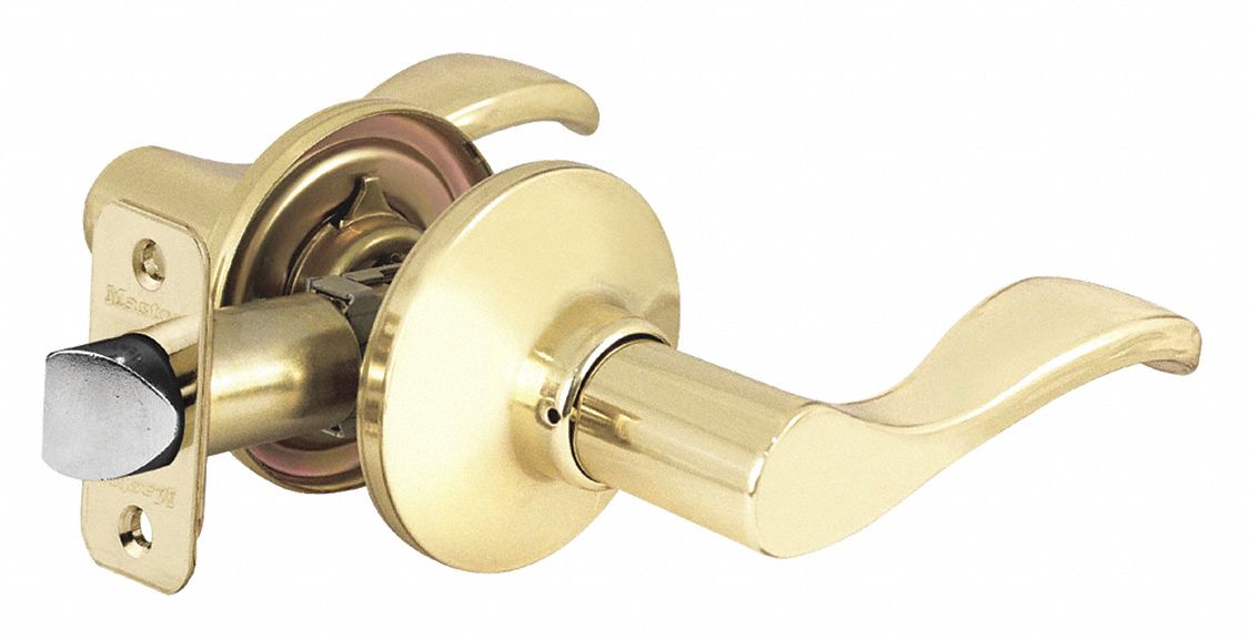 MASTER LOCK, Passage Lever Locksets, Brass, Door Lockset - 492W67 ...