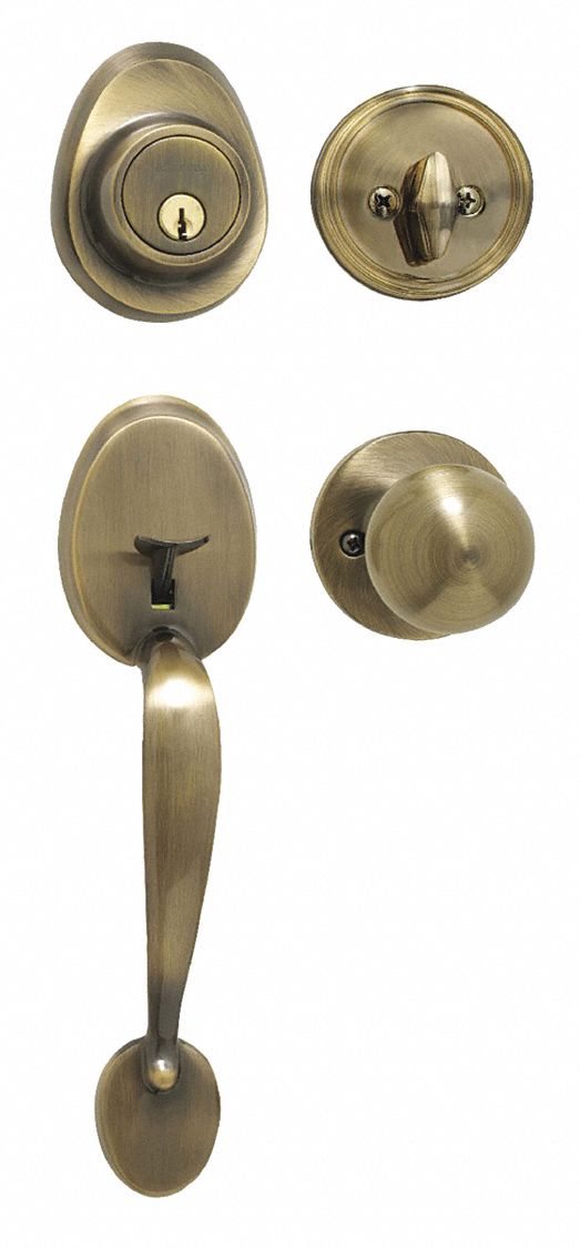 MASTER LOCK, Office Knob Locksets, Brass, Door Lockset - 492X20 ...