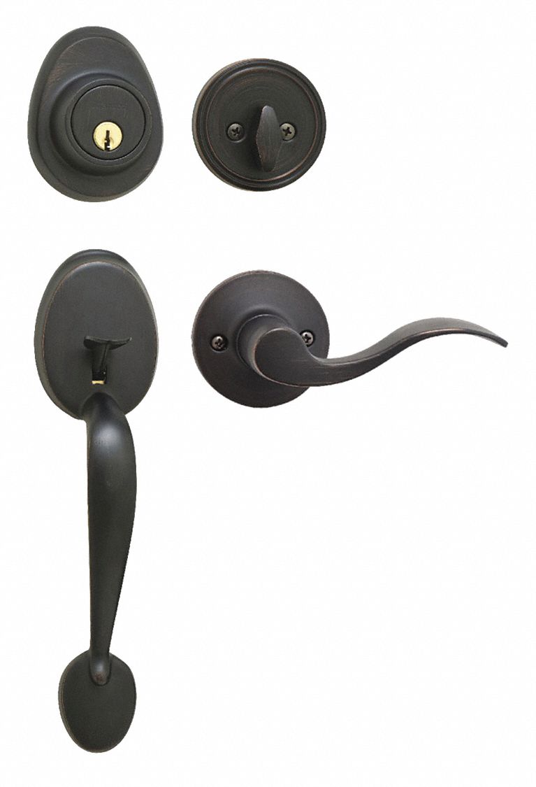 MASTER LOCK, Office Lever Locksets, Bronze, Door Lockset - 492X35 ...