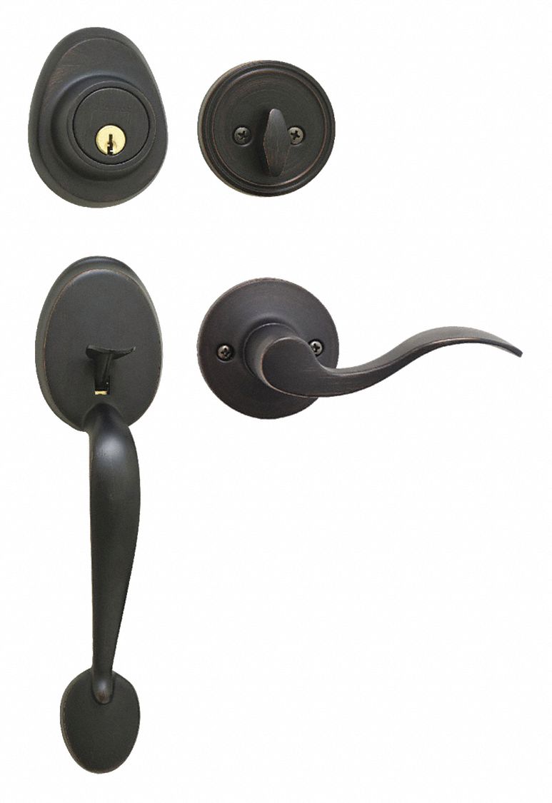 MASTER LOCK, Office Lever Locksets, Bronze, Door Lockset - 492X47 ...