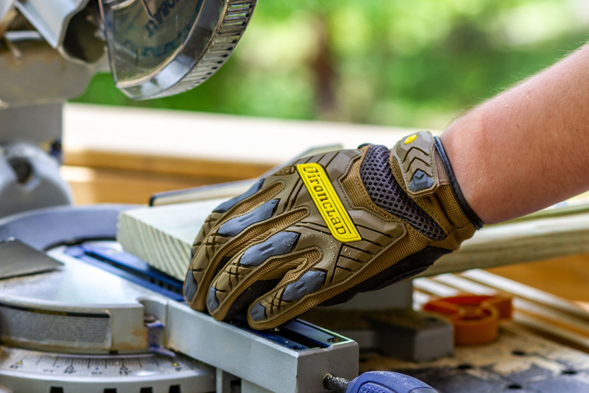 IRONCLAD Mechanics Gloves: L ( 9 ), Mechanics Glove, Synthetic Leather ...