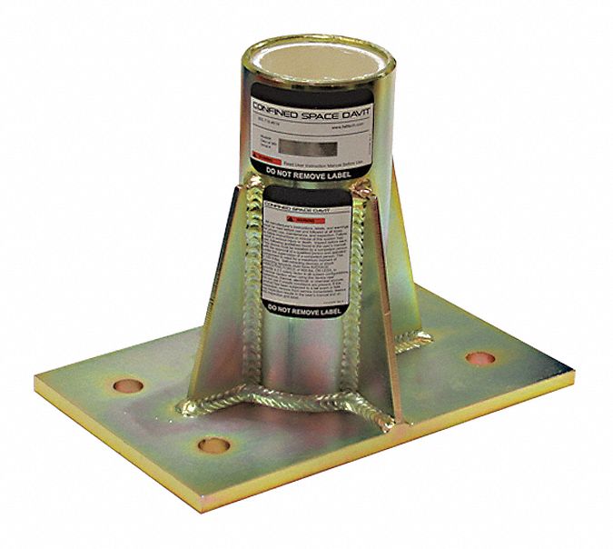 FALLTECH, 8 in x 10 in, Floor Mnt, Base for Davit Mast - 493F83|493F83 ... FALLTECH, 8 in x 10 in, Floor Mnt, Base for Davit Mast - 493F83|493F83 ...
