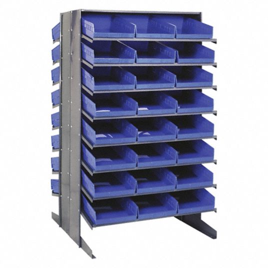 QUANTUM STORAGE SYSTEMS, 36 in x 36 in x 60 in, 2 Sided, Pick Rack ...