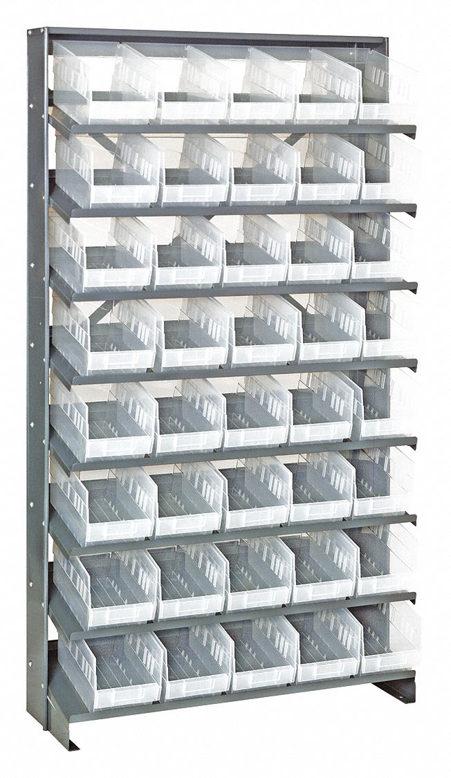 QUANTUM STORAGE SYSTEMS, 36 in x 12 in x 64 in, 1 Sided, Pick Rack ...