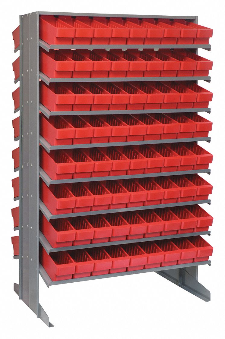 QUANTUM STORAGE SYSTEMS, 36 in x 36 in x 64 in, 2 Usable Sides, Pick ...