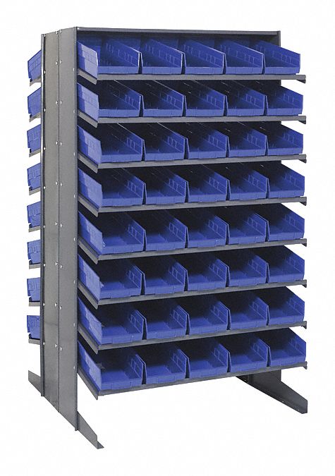 QUANTUM STORAGE SYSTEMS, 36 in x 36 in x 60 in, 2 Usable Sides, Pick ...