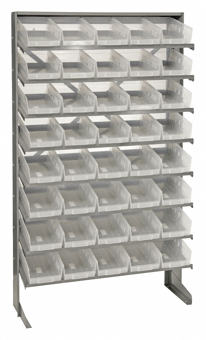 QUANTUM STORAGE SYSTEMS, 36 in x 12 in x 60 in, 1 Sided, Pick Rack ...