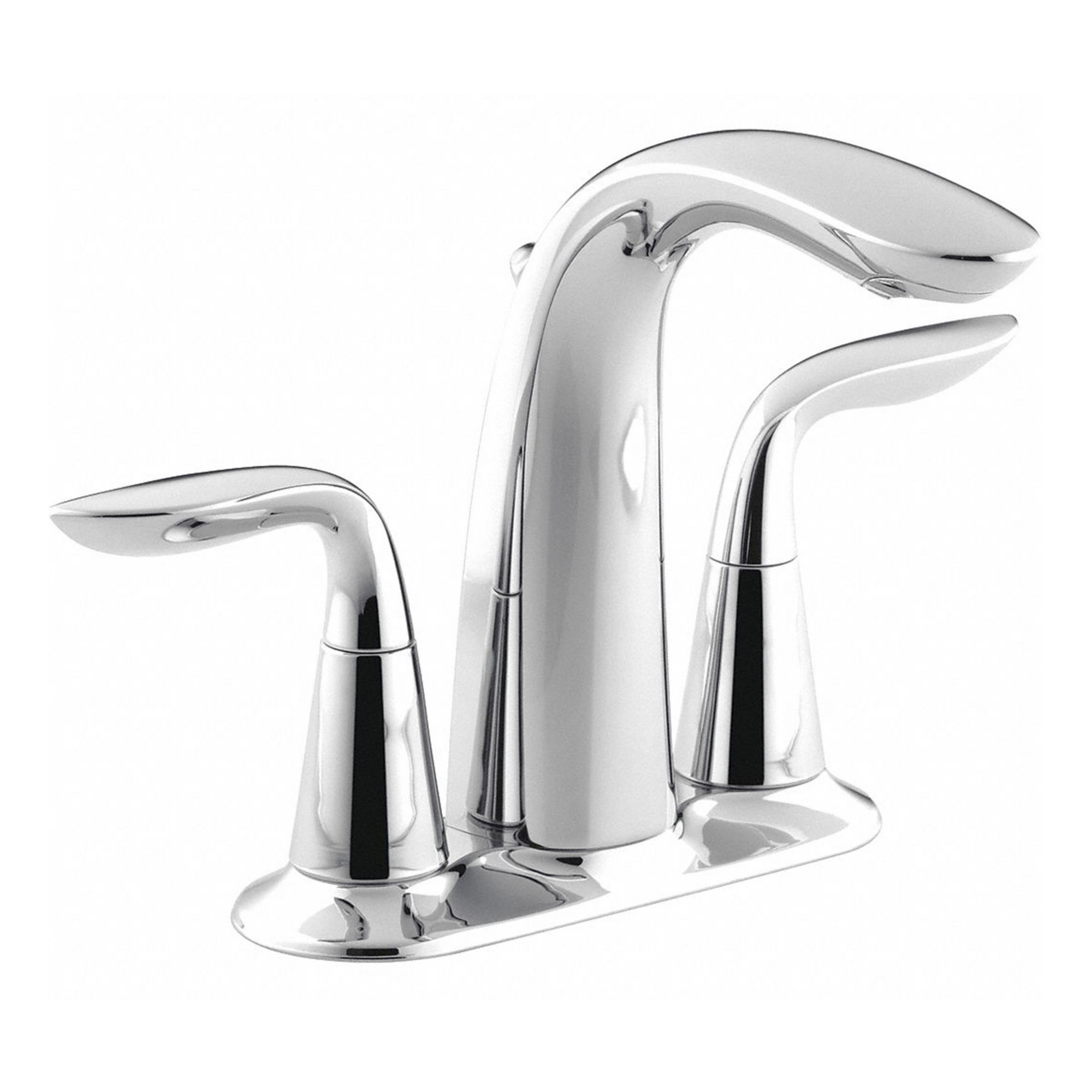 KOHLER, Refinia, Brass, Low Arc Bathroom Faucet - 493H36|K-5316-4-CP ...