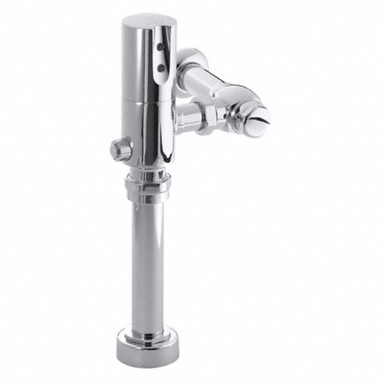 KOHLER, 1.28 gpf Gallons per Flush, Battery, Automatic Flush Valve ...