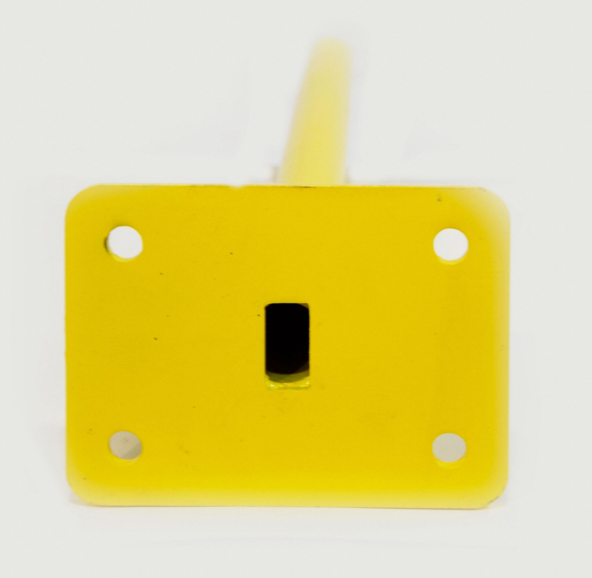 GARLOCK SAFETY SYSTEMS Gate Post: 38 1/2 in Post Ht, Galvanized, Steel ...