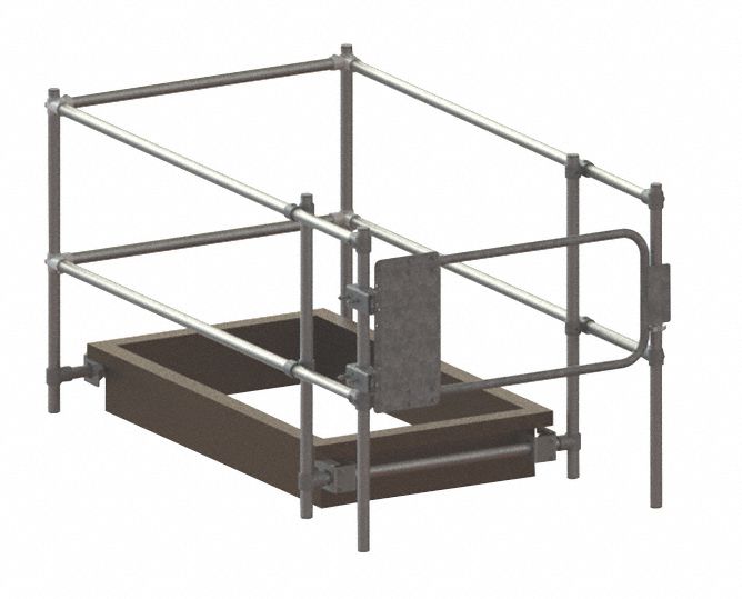 GARLOCK SAFETY SYSTEMS, 3 1/2 ft Overall Ht, Steel, Roof Hatch Safety ... GARLOCK SAFETY SYSTEMS, 3 1/2 ft Overall Ht, Steel, Roof Hatch Safety ...