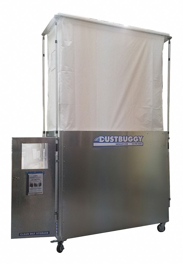 HEPACART, 74 in Lg, For Use With Mfr. No. DB55U18, Dust Contaiment ...