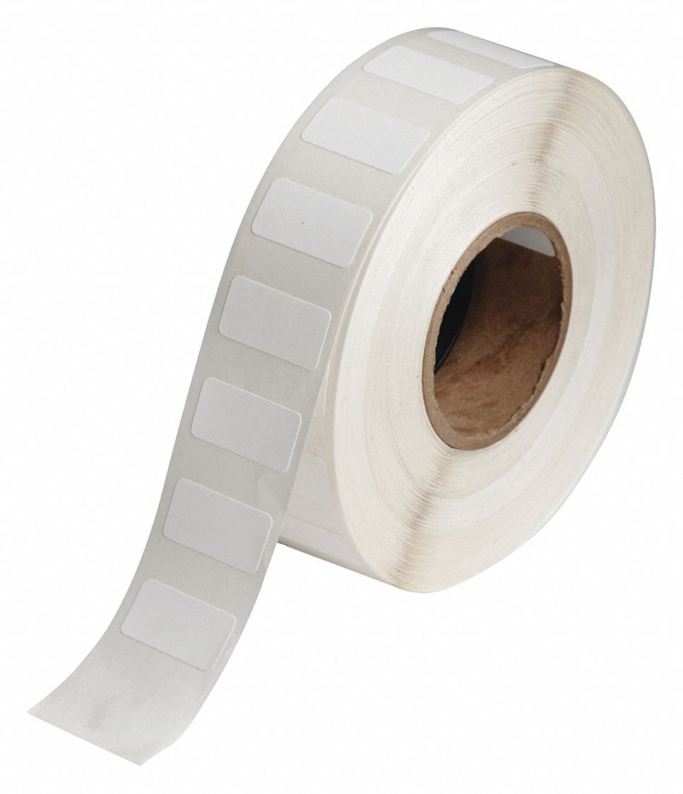 Rectangle, 1/2 in x 1 in, Precut Label Roll - 493P90|J20-59-7425J ...