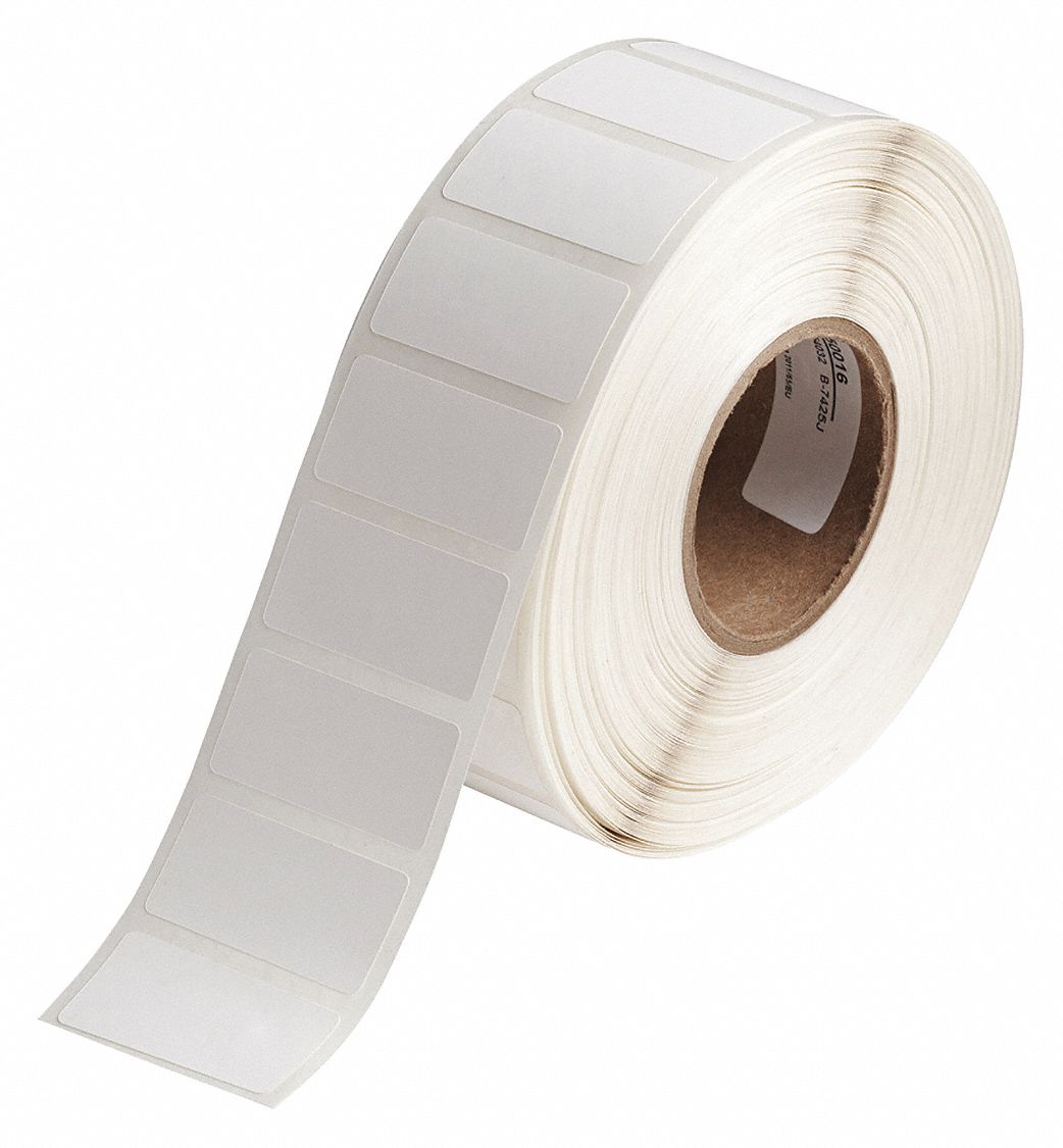 Rectangle, 3/4 in x 1 1/2 in, Precut Label Roll - 493P94|J20-136-7425J ...