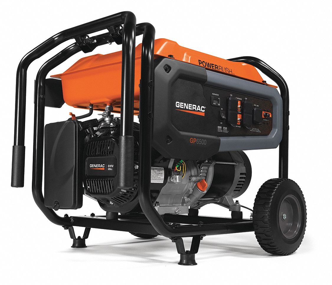 GENERAC, Conventional, Gasoline, Portable Generator - 493T11|7681 ...