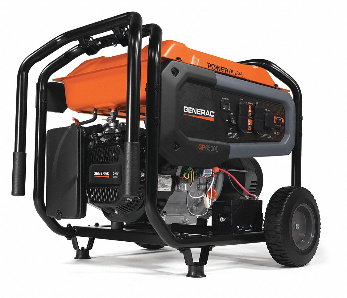 GENERAC, Conventional, Gasoline, Portable Generator - 493T14|7682 ...