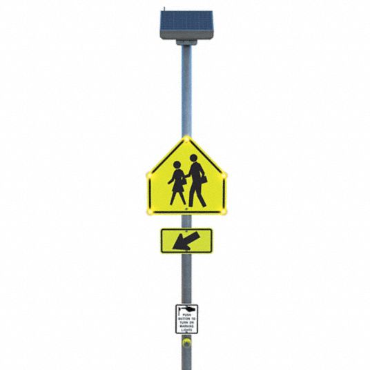 TAPCO LED Warning Systems: 30 in x 36 in Nominal Sign Size, Aluminum ...