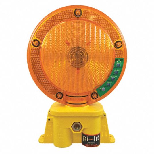 TAPCO, 3 3/8 in Overall Lg, 10 3/4 in Ht, Traffic Barricade Light ...