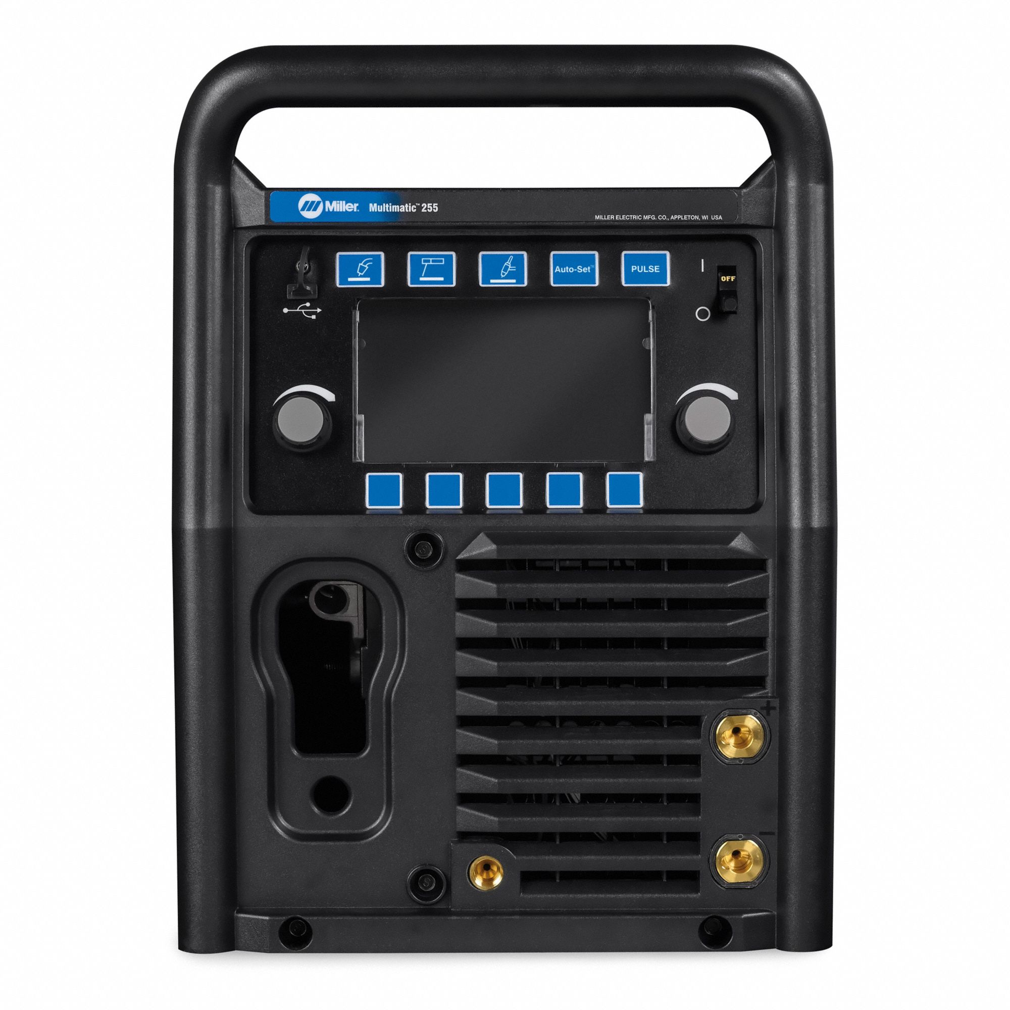 MILLER ELECTRIC Multiprocess Welder: Multimatic 255, DC, MIG/Stick/TIG ...