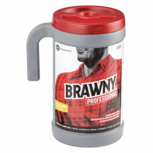 GEORGIA-PACIFIC, Dispenser Bucket, Heavy Absorbency, Dry Wipe - 494F28 ...