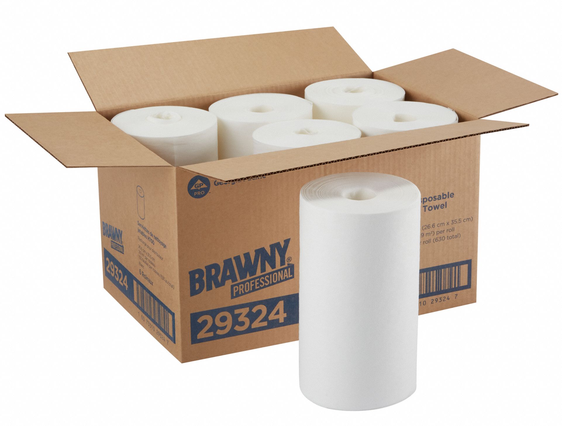 GEORGIA-PACIFIC Dry Wipe Roll: Centerpull Roll, Heavy Absorbency, Best ...